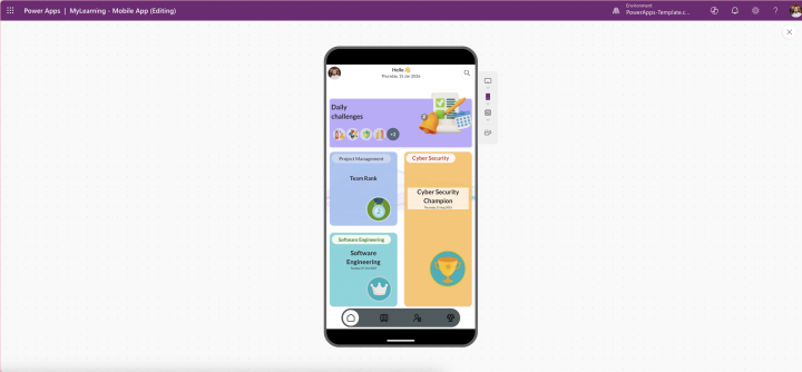 MyLearning – Corporate Training App for Power Apps Mobile (Canvas Template)
